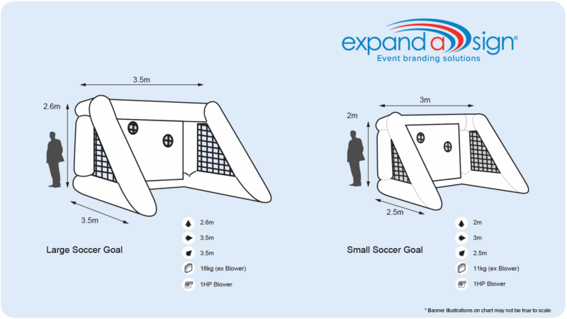 Inflatable Soccer Goal | ExpandaSign NZ